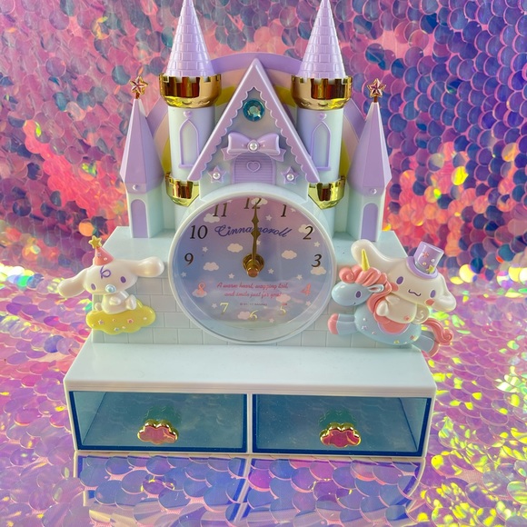 Sanrio | Storage & Organization | Sanrio Cinnamoroll Castle Clock ...